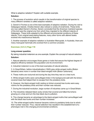 excercise , origin and evolution of life.pdf | Geology | Science