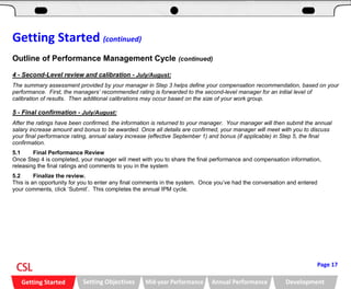 Excerpt from performance management training flipbook | PDF | Human ...
