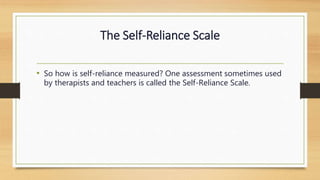 A report on Excerpt from Self Reliance.pptx