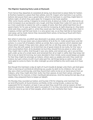 Excerpts from bradfords_of_plymouth_plantation_with_text-dependent ...