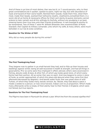 Excerpts from bradfords_of_plymouth_plantation_with_text-dependent ...