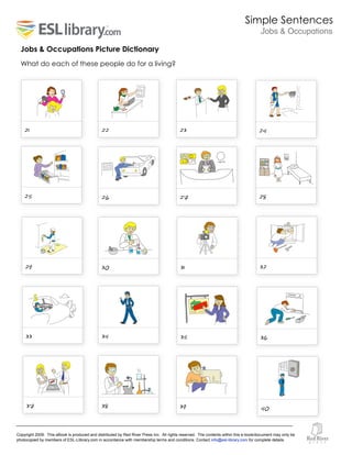 Excersize on occupations | PDF
