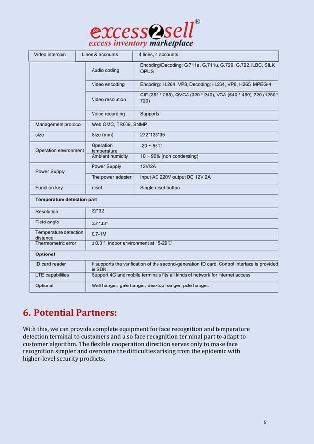 Q8 Face Recognition & Face Temperature Integrated Detector - Contact-less Temperature ...
