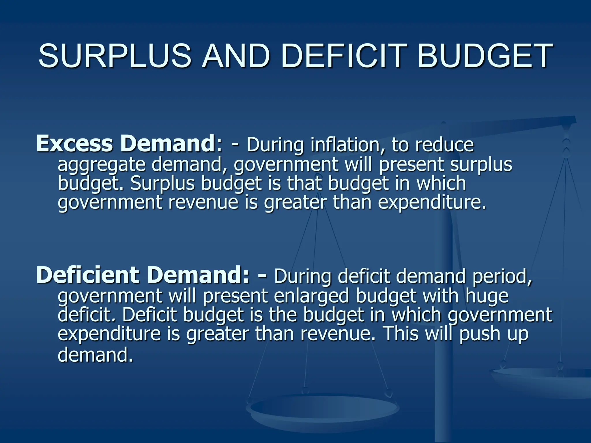 EXCESS AND DEFICIENT DEMAND (1).ppt class 12 | PPT