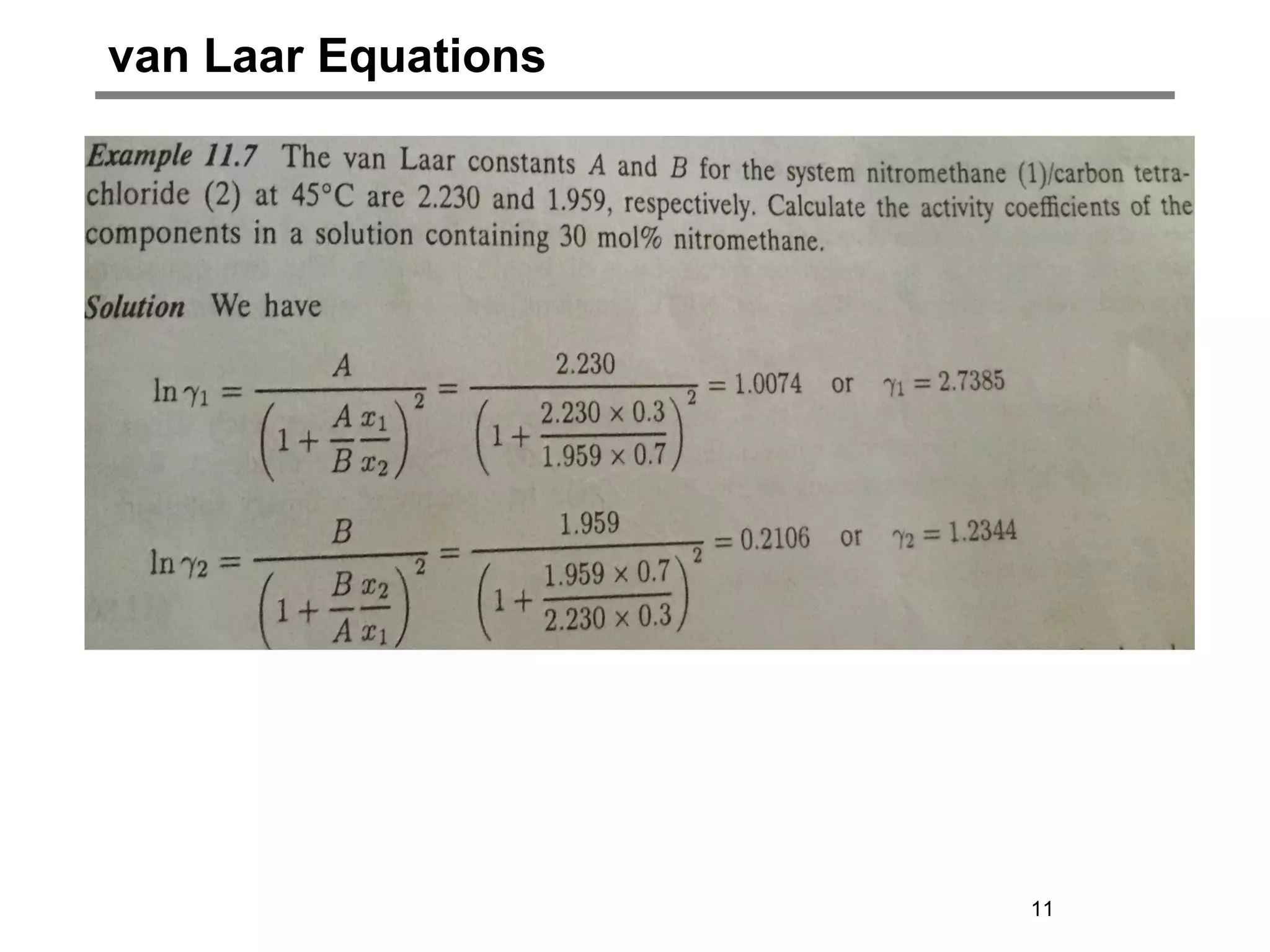 Excess gibbs free energy models | PPT