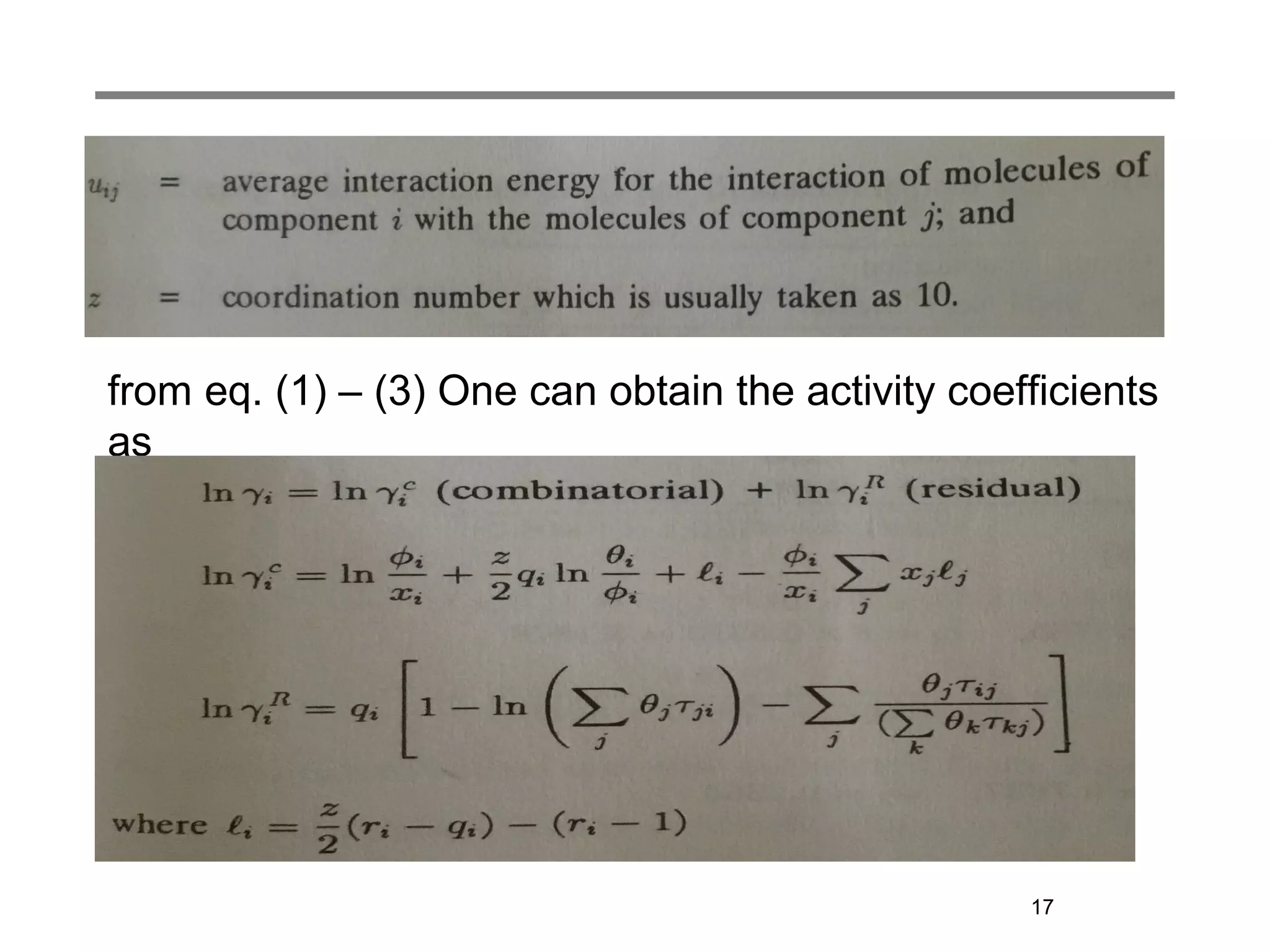 Excess gibbs free energy models | PPT