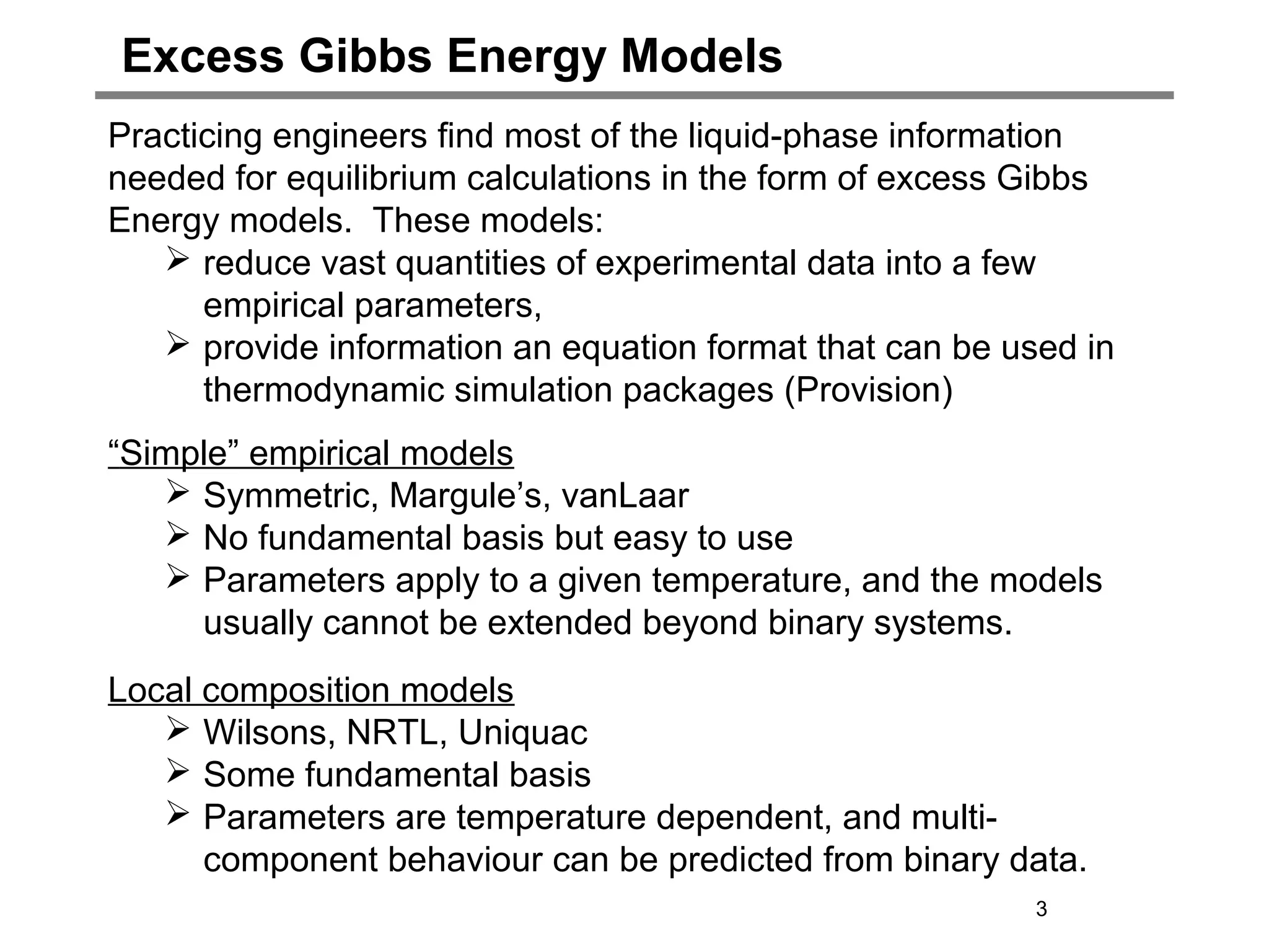 Excess gibbs free energy models | PPT