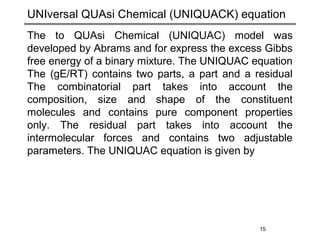 Excess gibbs free energy models | PPT