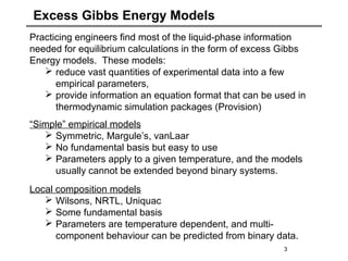 Excess gibbs free energy models | PPT