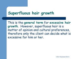Excess hair growth | PPT