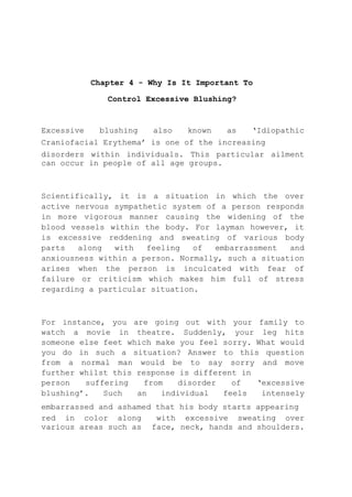 Say Goodbye To Erythrophobia Blushing And Sweating | PDF