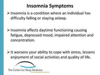 Excessive daytime sleepiness symptoms and treatments | PPT