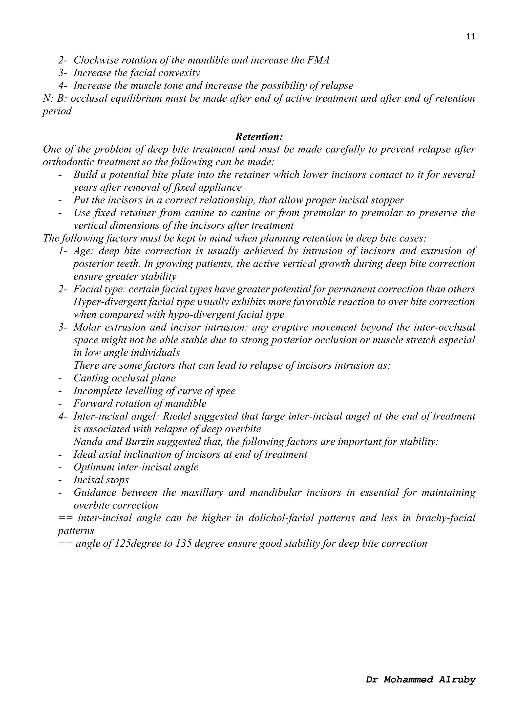 excessive over bite in orthodontics.docx