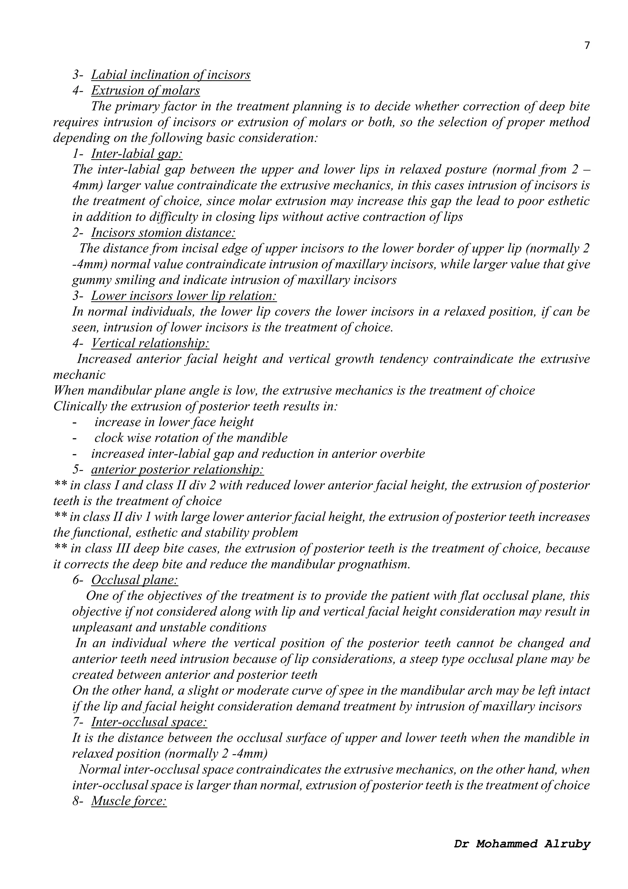 excessive over bite in orthodontics.docx
