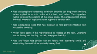 Excessive sweating resolved | PDF
