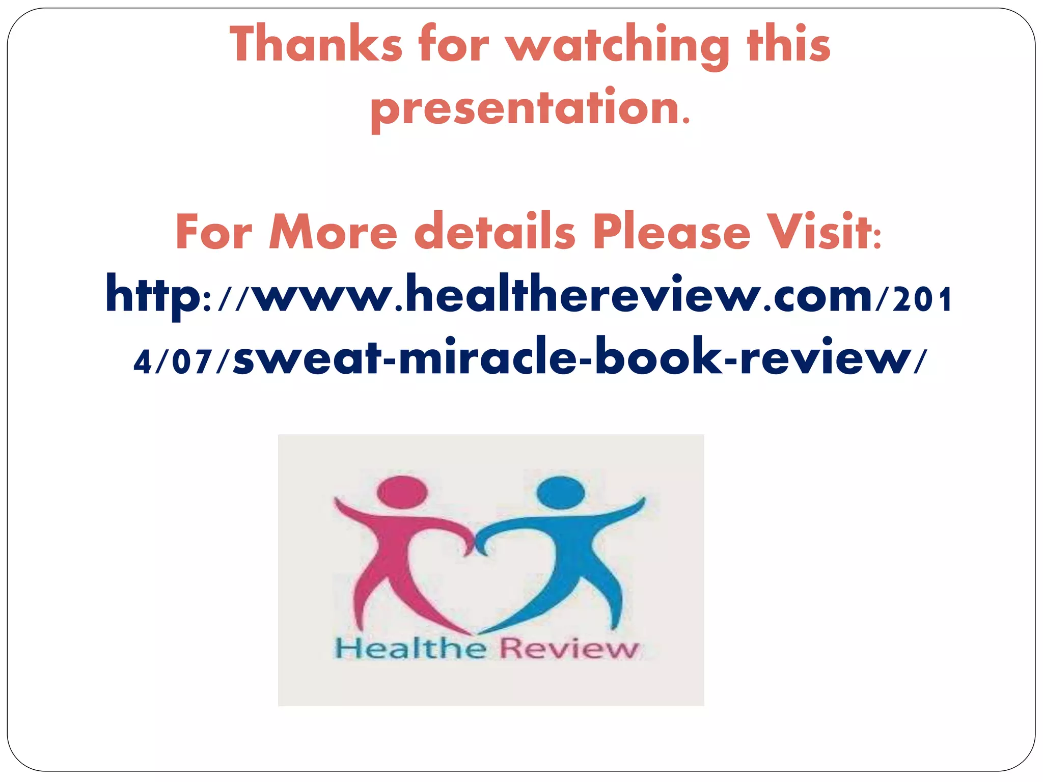 Excessive sweating – top 5 causes | PPTX