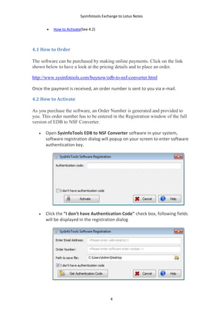 SysInfoTools Exchange to Lotus Notes Converter | PDF