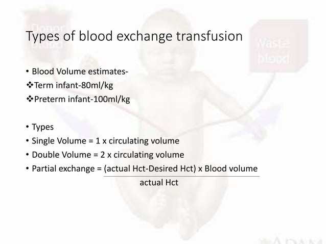 Exchange blood transfusion | PPTX | Blood Disorders | Diseases and ...