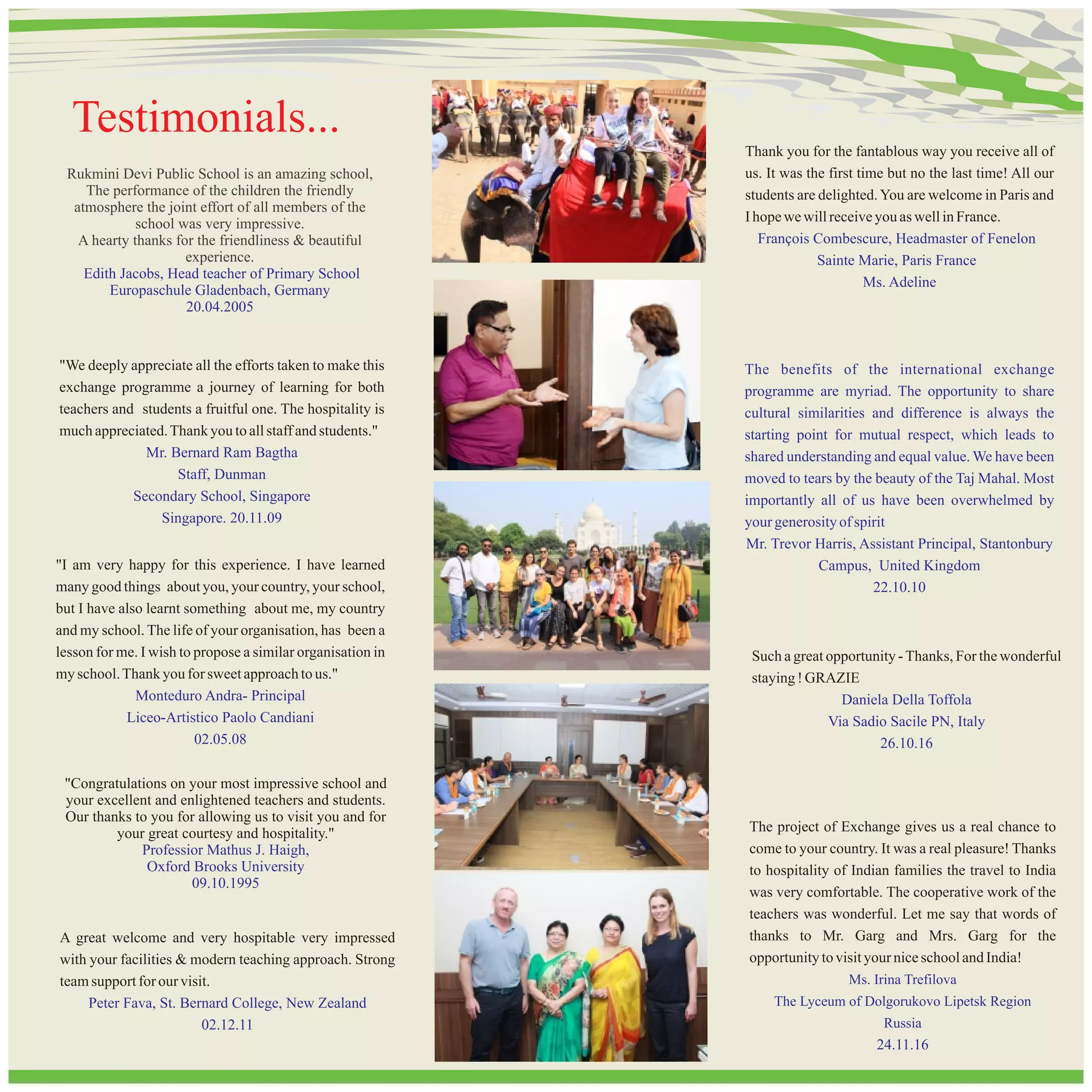 Embracing Diversity: RDPS's Multicultural Exchange Program | PDF