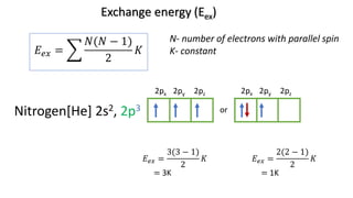 Exchange energy (Eex) | PDF