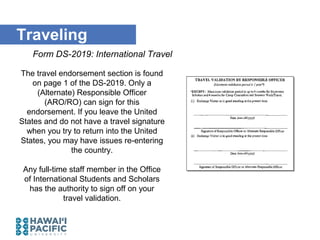 Exchange Immigration Regulations Session | PPT