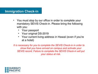 Exchange Immigration Regulations Session | PPT