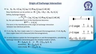 Exchange Interaction and their Consequences.pptx