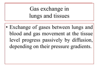 Exchange of gases 1 | PPTX