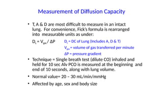 Exchange of gases at respiratory membrane 2023.pptx