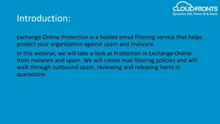 Exchange Online Protection | PPTX