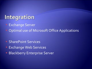 Exchange presentation | PPT