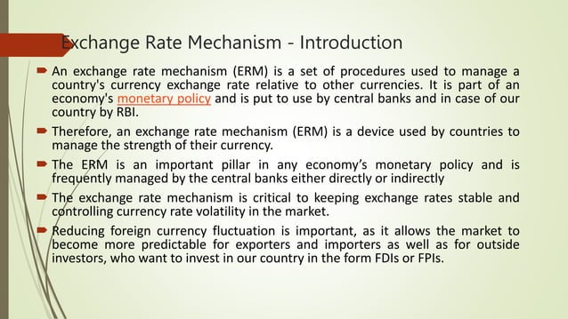 Exchange Rate Mechanism.pptx