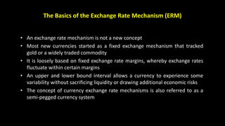 Exchange Rate Mechanism (ERM) & Exchange Rate and Types | PPTX