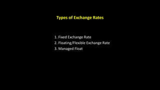 Exchange Rate Mechanism (ERM) & Exchange Rate and Types | PPTX