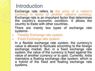 Exchange rate policy in india ppt | PPTX