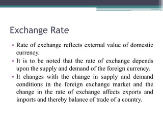 Exchange rate policy of rbi | PPSX