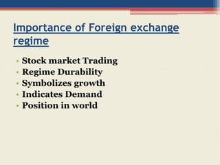 Exchange rate regimes | PPTX