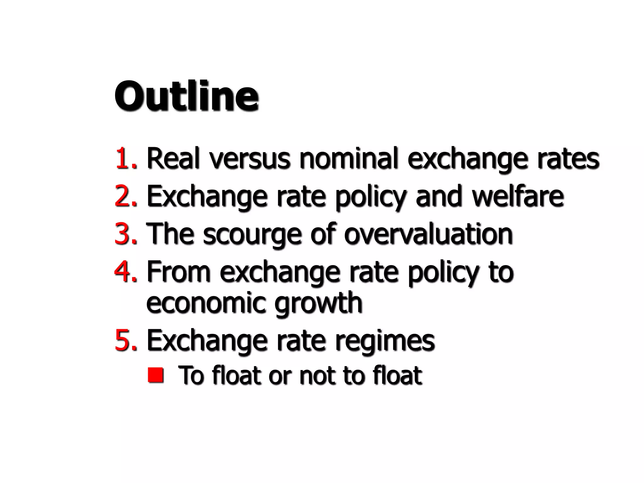 Exchange rate regimes and policies | PPT
