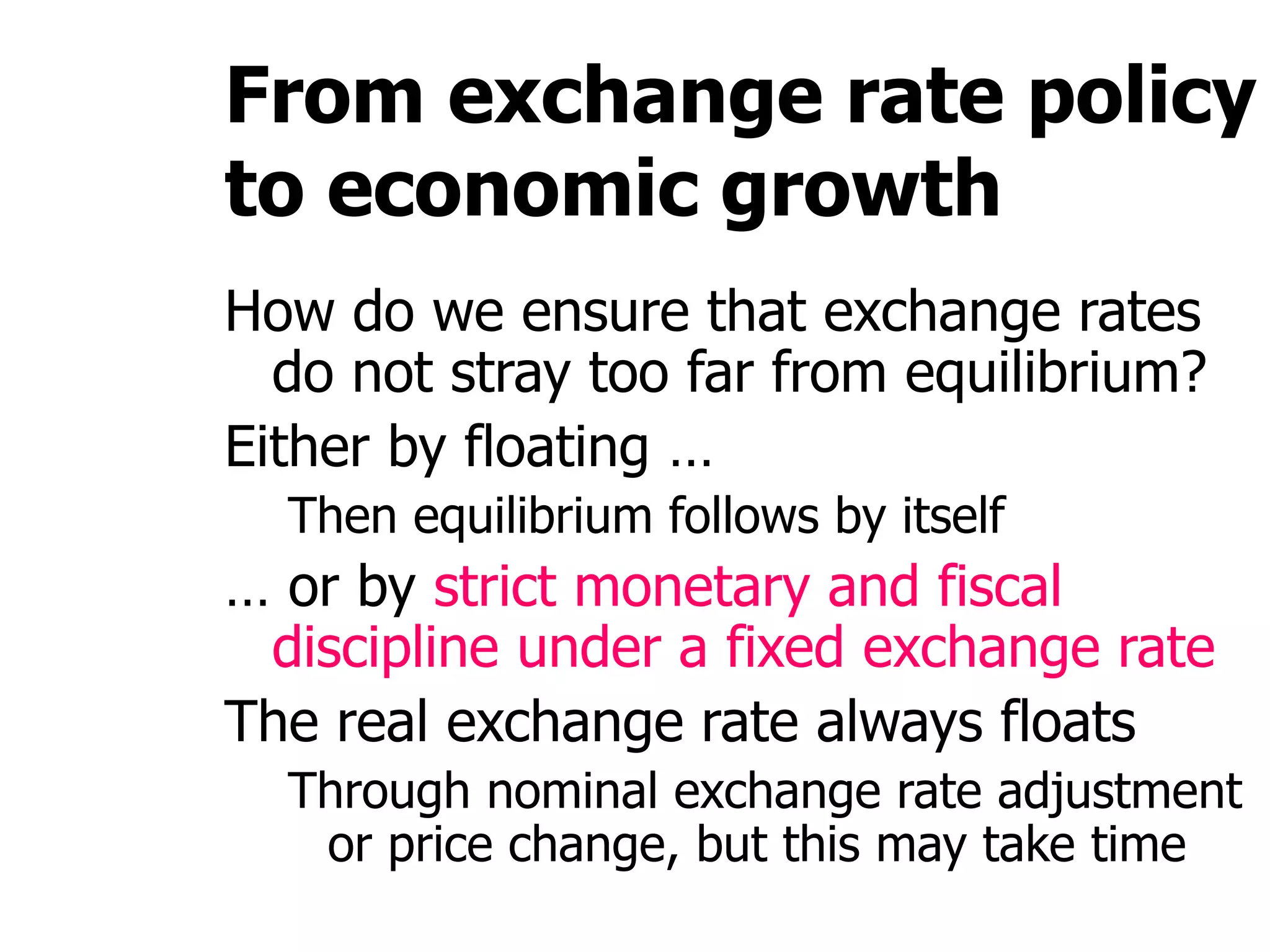 Exchange rate regimes and policies | PPT