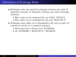 Exchange Rates in the Short Run | PDF | Currencies | Economy