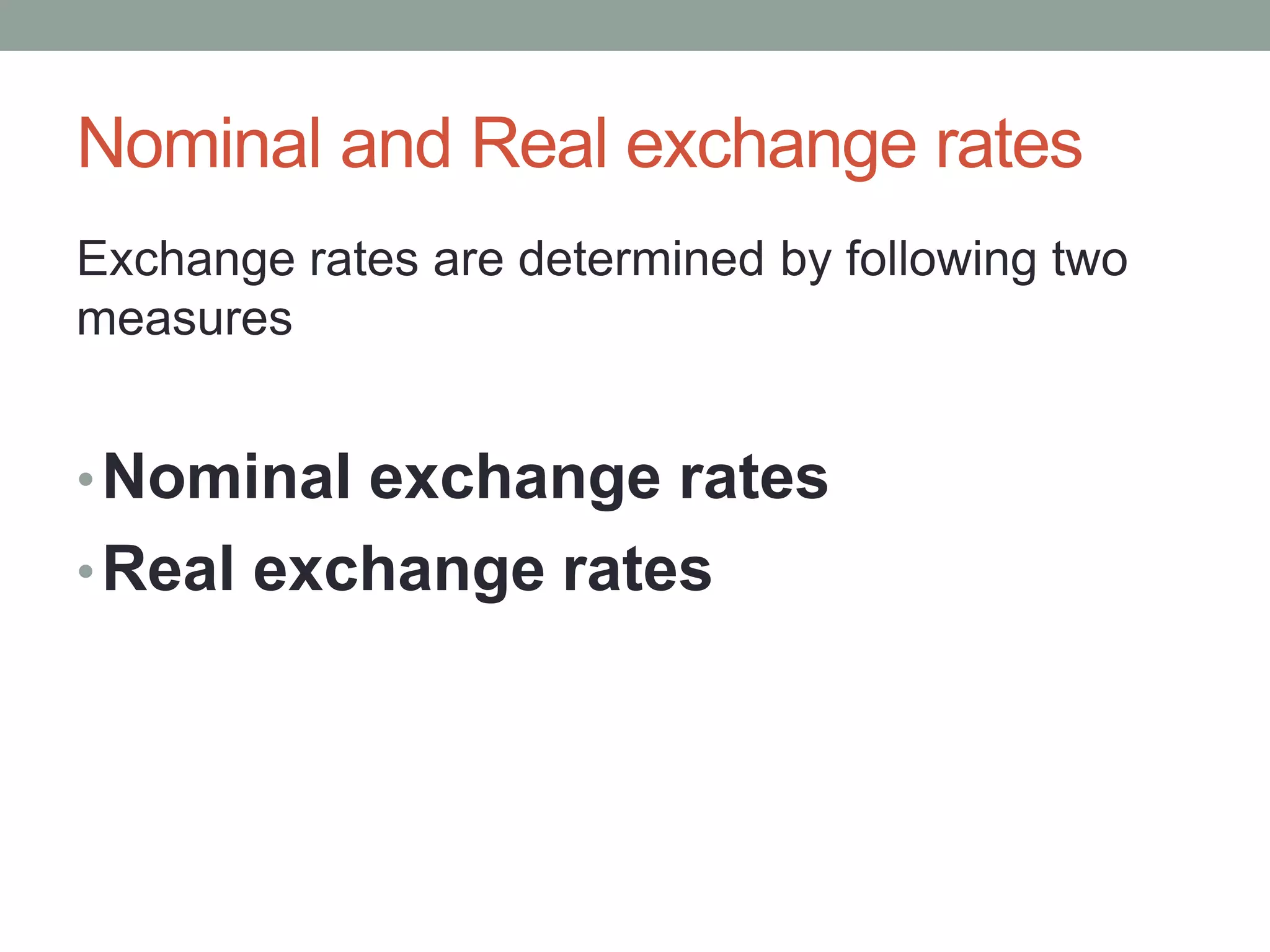Exchange rates | PPTX