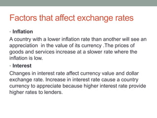 Exchange rates | PPTX