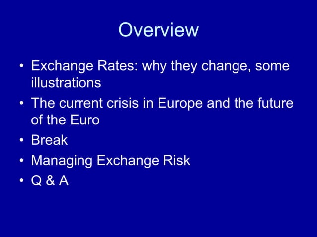 Exchange Rates Expanded | PPT