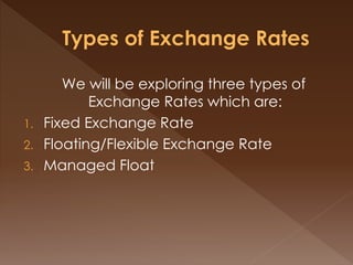 Exchange Rate | PPTX