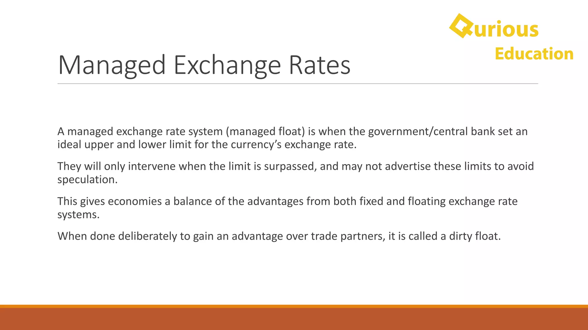 Exchange Rates Notes - A-level & IB Economics | PDF