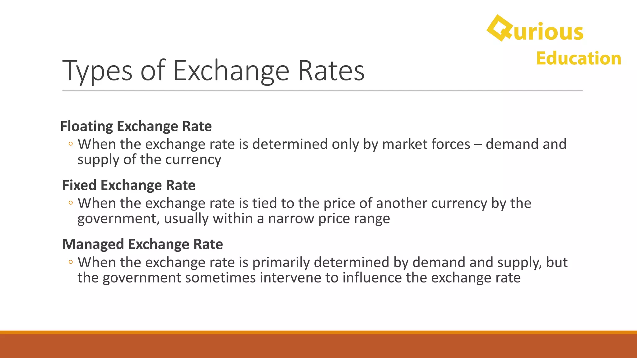 Exchange Rates Notes - A-level & IB Economics | PDF