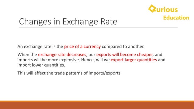 Exchange Rates Notes - A-level & IB Economics | PDF