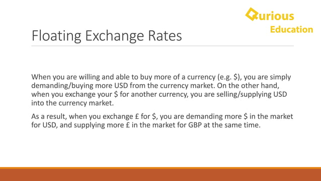 Exchange Rates Notes - A-level & IB Economics | PDF