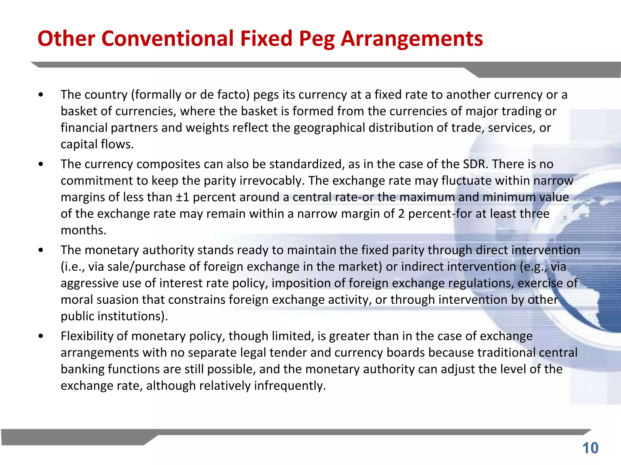 Exchange rate system | PPTX