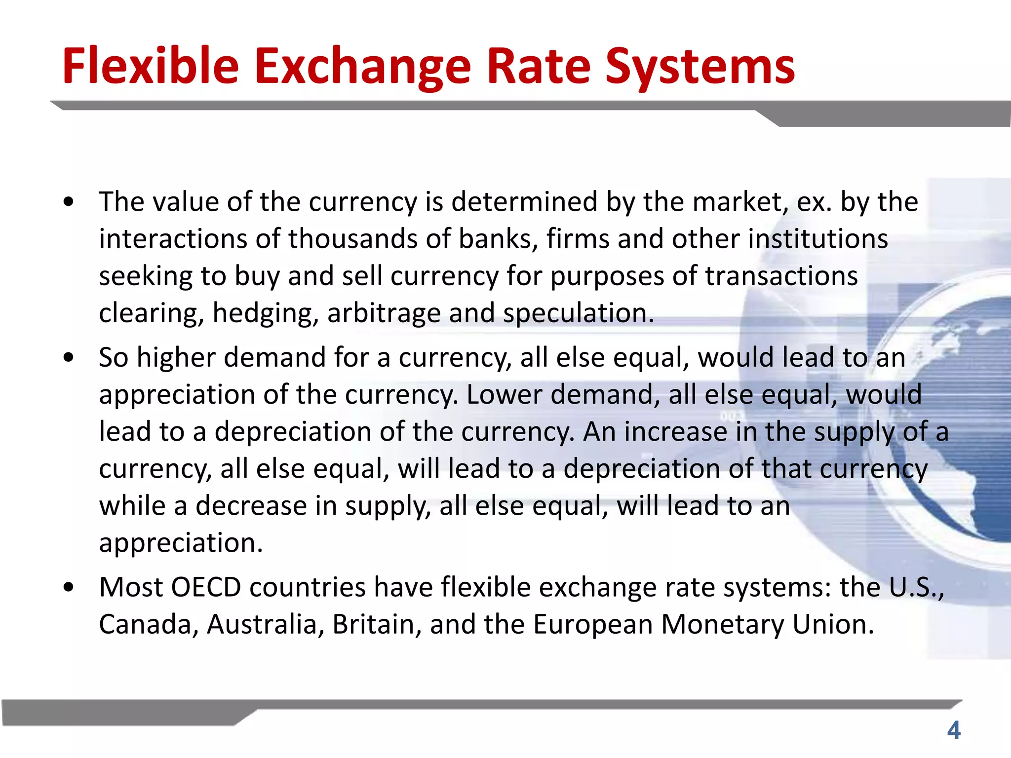 Exchange rate system | PPTX